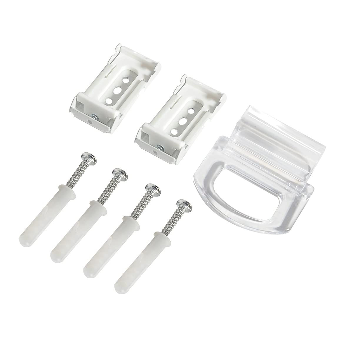 Snapklik.com : Roller Shades Accessories Metal Mounting Brackets Window ...