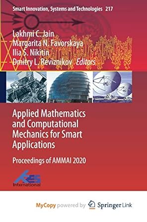 Buy Applied Mathematics and Computational Mechanics for Smart Applications: Proceedings of AMMAI ...