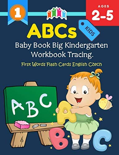 ABCs Baby Book Big Kindergarten Workbook Tracing. First Words Flash ...