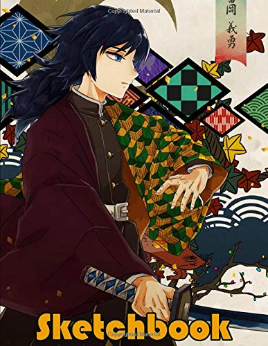 Buy Demon slayer sketchbook: Demon slayer sketchbook for drawing ...