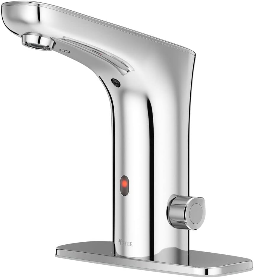 Pfister Inertia Electronic Touchless Motion Sensor Commercial Bathroom ...