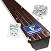 FlowGuard USA Made Professional DIY 5 Inch 50-Year Gutter Cover System ...