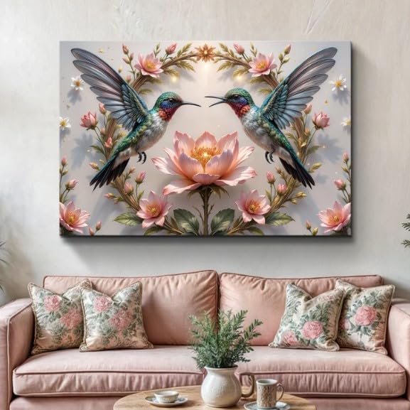 Amazon.com: Tailored Canvases Hummingbirds Wall Art VI - Birds Wall Art ...
