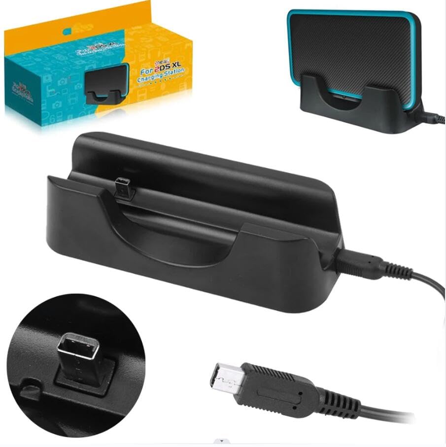 Amazon.com: USB Charging Stand Dock Station for Nintendo New 2DS LL XL ...