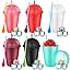 Amazon.com | Ninehaoou 6 Set Slushie Cups with Dome Lids and Straws ...