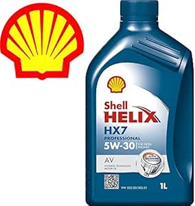 SHELL Helix HX7 Professional AV 5W-30 - 1 Litre Tin - for Diesel and ...