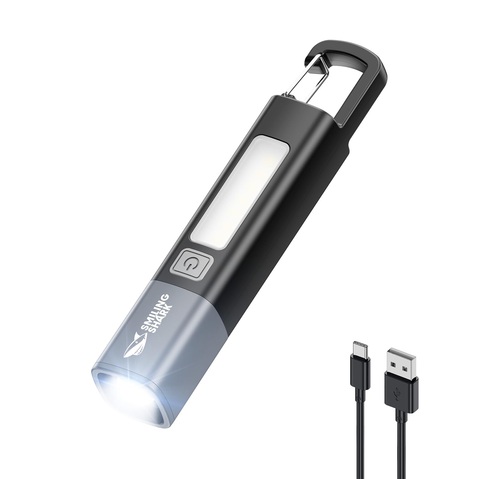 Smiling Shark Flashlight Recargeable,Flashlights LED with 3 Modes ...