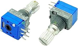 5Pcs/Lot RK09 C500K Precision 6-pin Duplex Potentiometer Amplifier ...