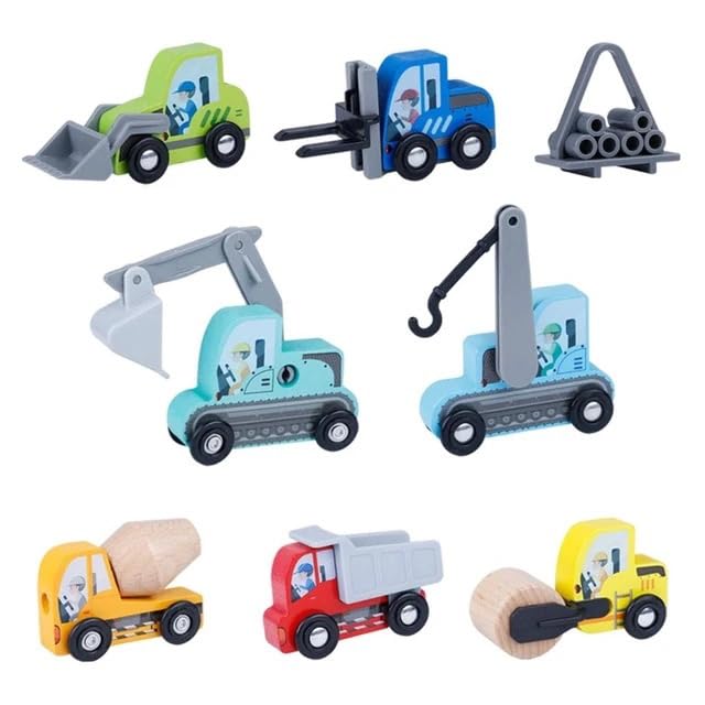 Buy MontyMaestro - Wooden JCB Construction Set | Activity Toy for Kids ...