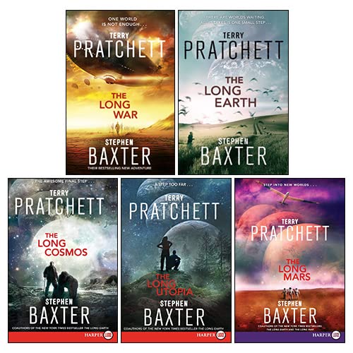 The Long Earth Series Books (1 - 5) Collection Set By Terry Pratchett ...