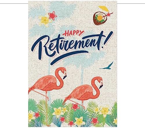 Amazon.com : Maicaiffe Happy Retirement Garden Flag Double Sided ...