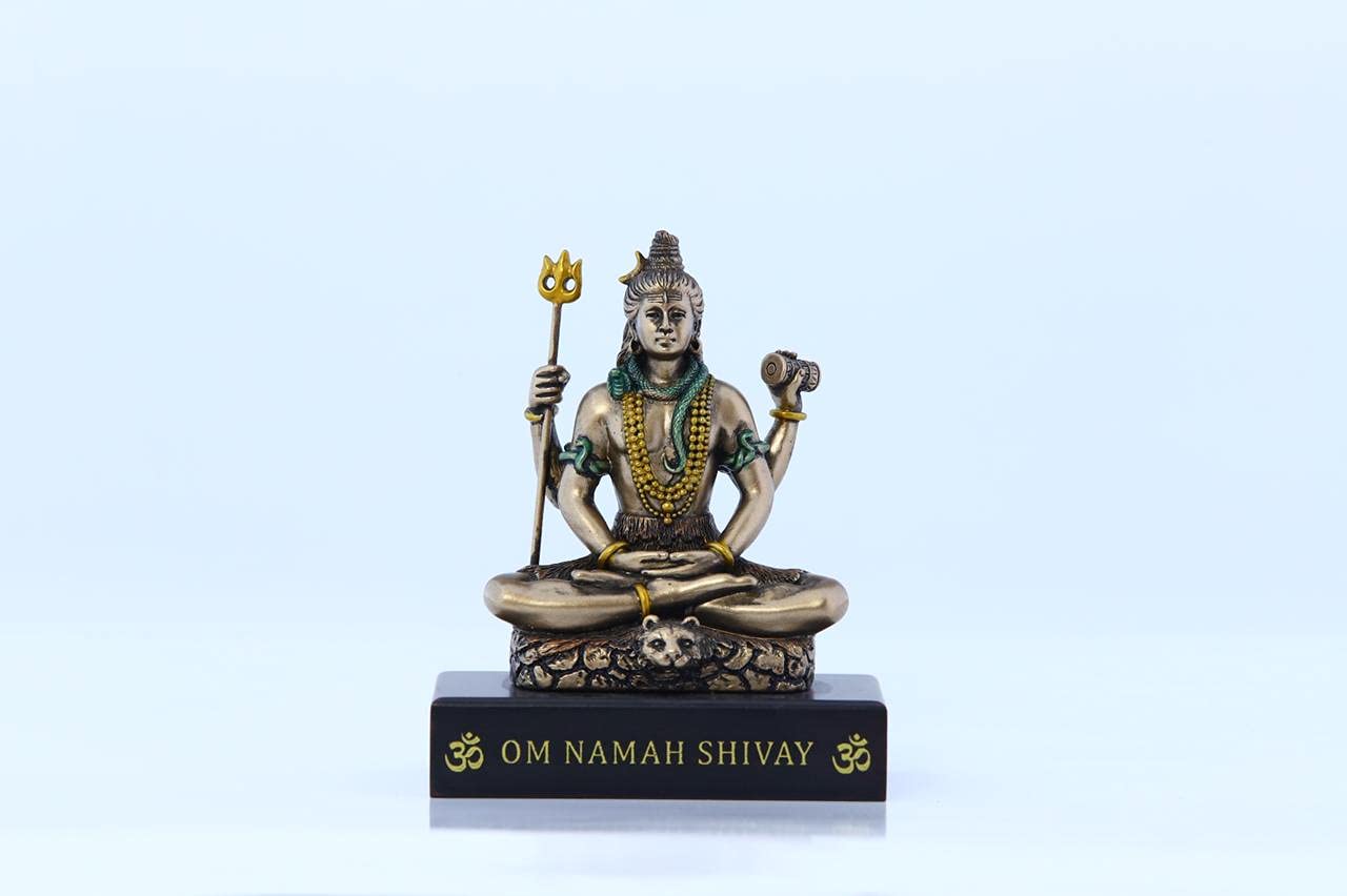 Buy Shiva Statue, 4inches, Om Namah Shivay Statue, Shiva Sculpture ...