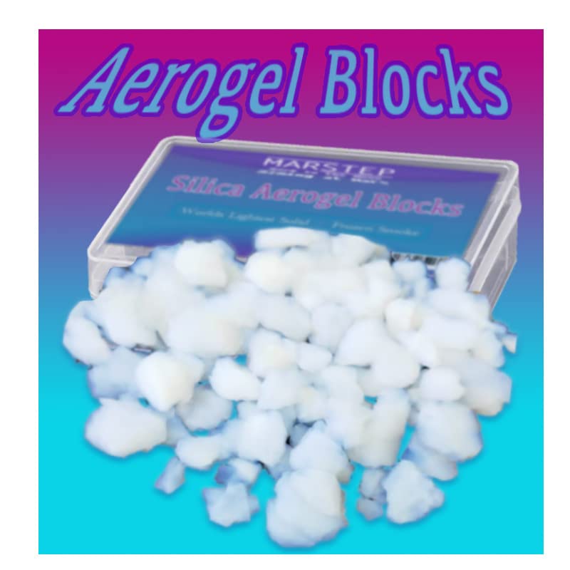 Buy Marstep Aerogel Particle - Aerogel Blocks -130ml Silica Aerogel ...
