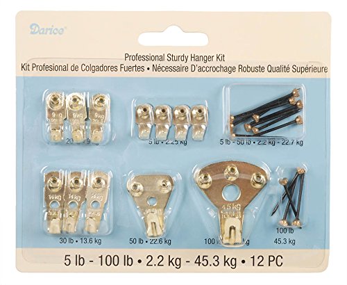 Darice, PROF STURDY HANGER KIT 5LB TO 100 DWO : Amazon.in: Home & Kitchen