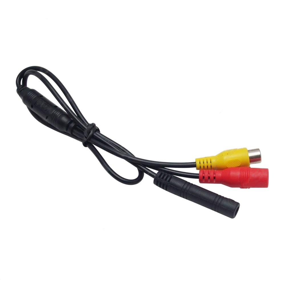 1PC Car Backup Reverse Camera 4-Pin Male to CVBS RCA Female Connector ...