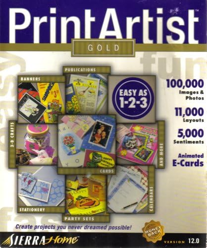 Amazon.com: Print Artist Gold (Version 12.0) [ Windows 98/95/NT4 ]