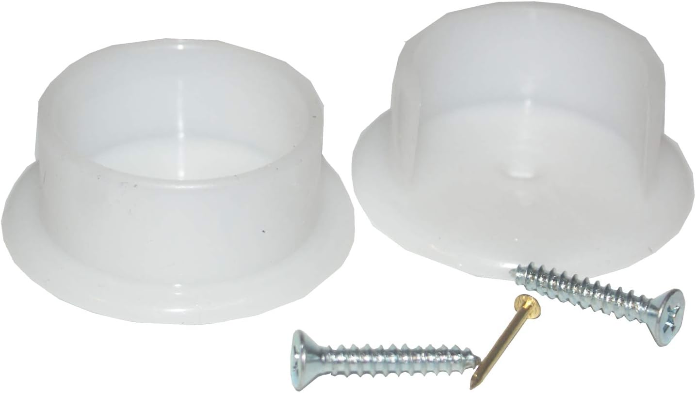Delaney Hardware 407400 407400-Closet Pole Socket, White - Amazon.com