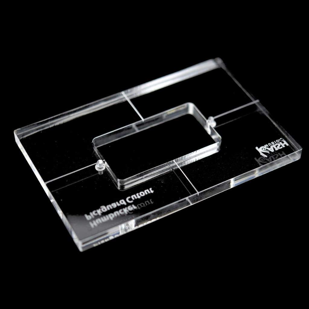 Snapklik.com : Acrylic Humbucker Pickup Routing Template Pickup ...