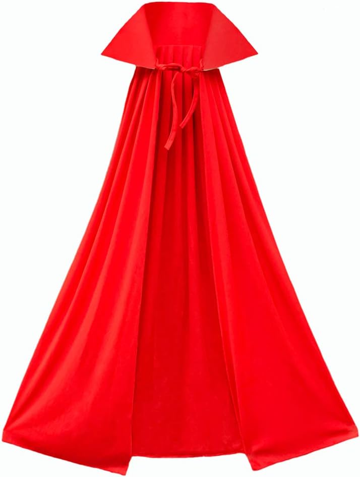 Amazon.com: SeasonsTrading 40" Red Cape with Stand-Up Collar ...