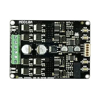 MDD10A Dual Channel Enhanced 10Amp DC Motor Driver 30A Peak : Amazon.in ...
