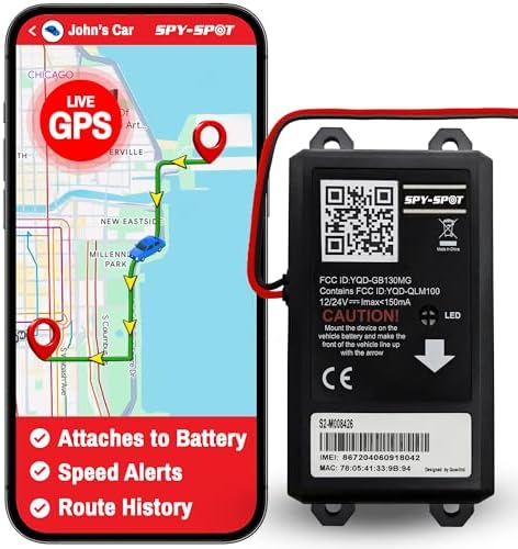 Amazon.com: Spy Spot GB130MG Wired GPS Tracker for Vehicles, 12/24v Car ...