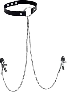 Amazon.com: Neck Collar&Nipple Clamps Metal Clip Stainless Steel Non ...