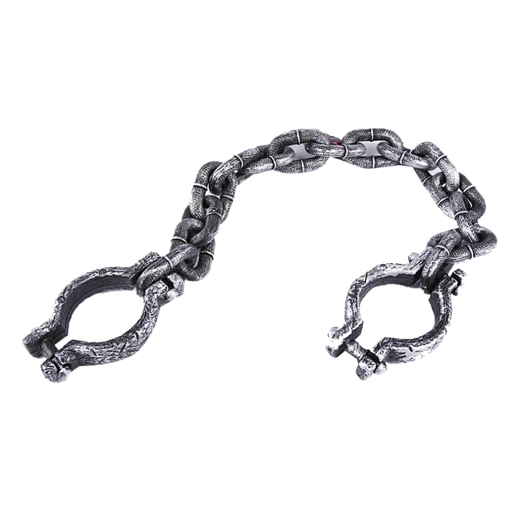Plastic Wrist Shackles Halloween Props Prisoner Chain Wrist Shackles ...