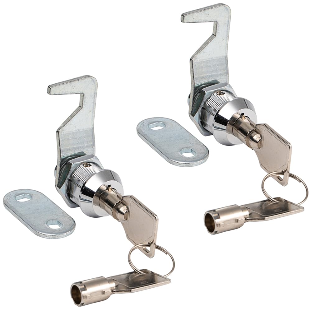 WOOCH Toolbox Lock Replacement Lock Tubular Cam Lock 90 Degree, Hook ...