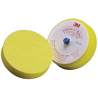 3M Finesse-It Roloc Finishing Disc Pad - Firm Pad for Random Orbital Sander - For Use With ...