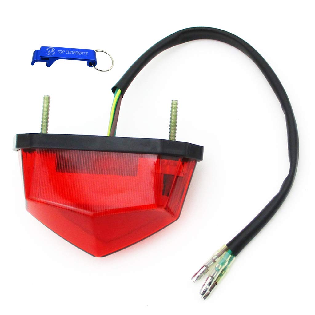 TC-Motor 12V Led Rear Light Brake Tail Light For 50cc 70cc 90cc 110cc ...