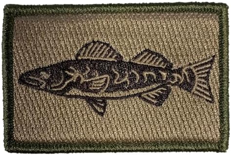 Amazon.com: Tactical Wildlife Walleye Patch - Multitan : Sports & Outdoors