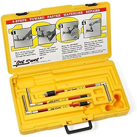Jet Swet 2100 Kit :tools for the 1/2" to 1" sized pipes in a PVC heavy ...