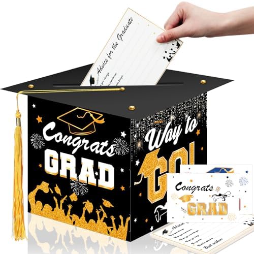 Amazon.com: Large Graduation Card Box 2024, Graduation Gift Box with ...