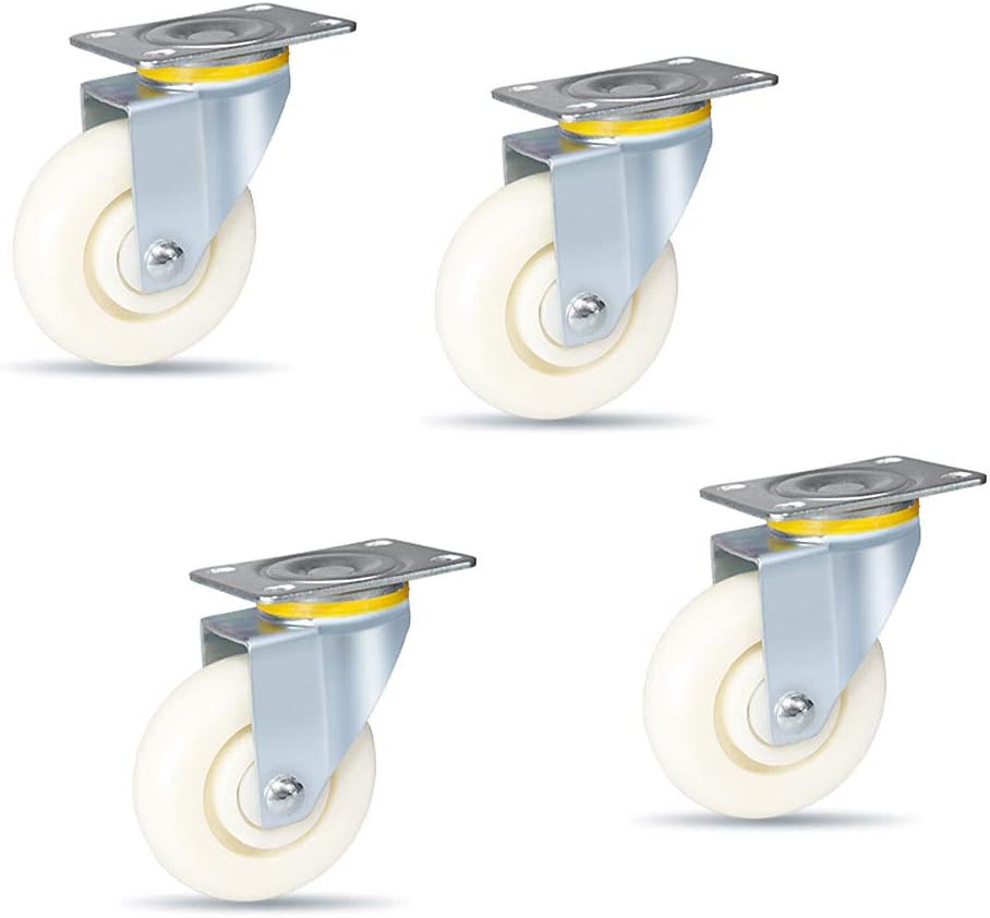 Amazon.co.jp: Replacement Casters Swivel Casters Quiet Rolling Desk ...