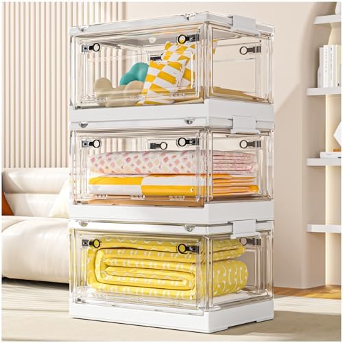 Amazon.com - richang LED Light 19.5Gal Big Lidded Collapsible Storage ...