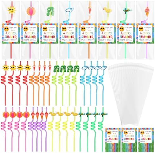 Amazon.com: Yexiya 24 Pcs End of the Year Student Gifts Straws, with ...
