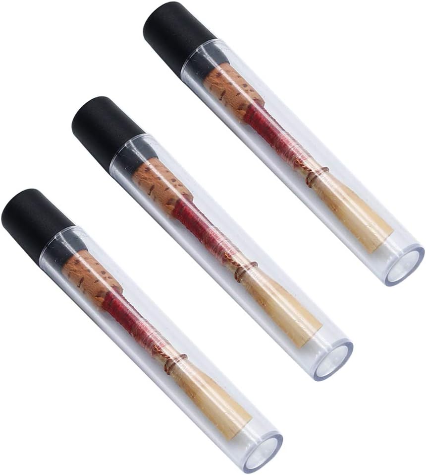 Amazon.com: Hordion 3 Pcs Oboe Reeds Medium Soft Strength Cork Reeds ...