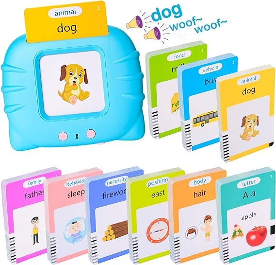 Buy TRENDYKIDS Talking Flash Cards for Toddlers 2 3 4 5 Year Old Boys ...