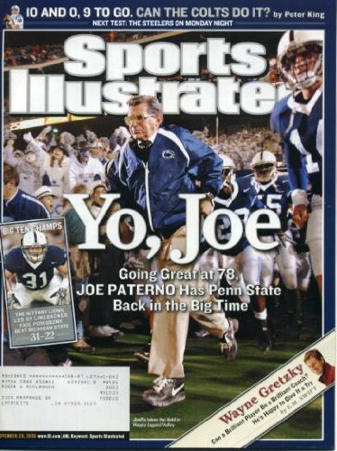 Sports Illustrated November 28, 2006 Joe Paterno/Penn State Cover ...