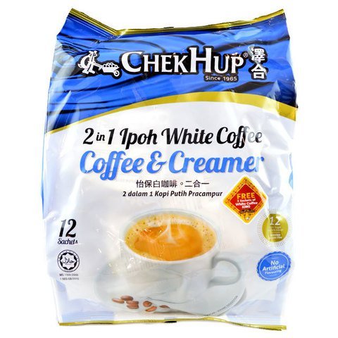 Amazon.com : 2-Pack Malaysia Famous Chek Hup Instant Mix White Coffee ...