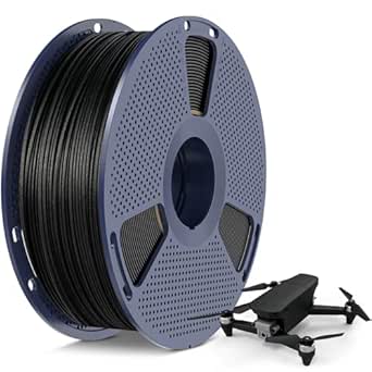 SUNLU Strong and Lightweight Carbon Fiber PLA Filament 1.75mm Dimensional Accuracy +/- 0.02 mm ...