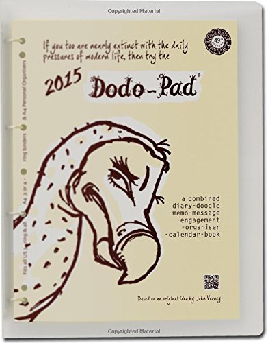Dodo Pad A4 UNIVERSAL Diary 2015 C/w Binder - Week to View Calendar ...