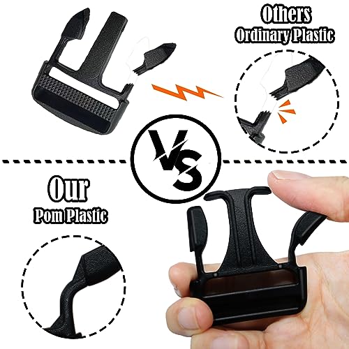 Snapklik.com : Buckles For Straps 1.5 Inch, 4 Pack Quick Side Release ...