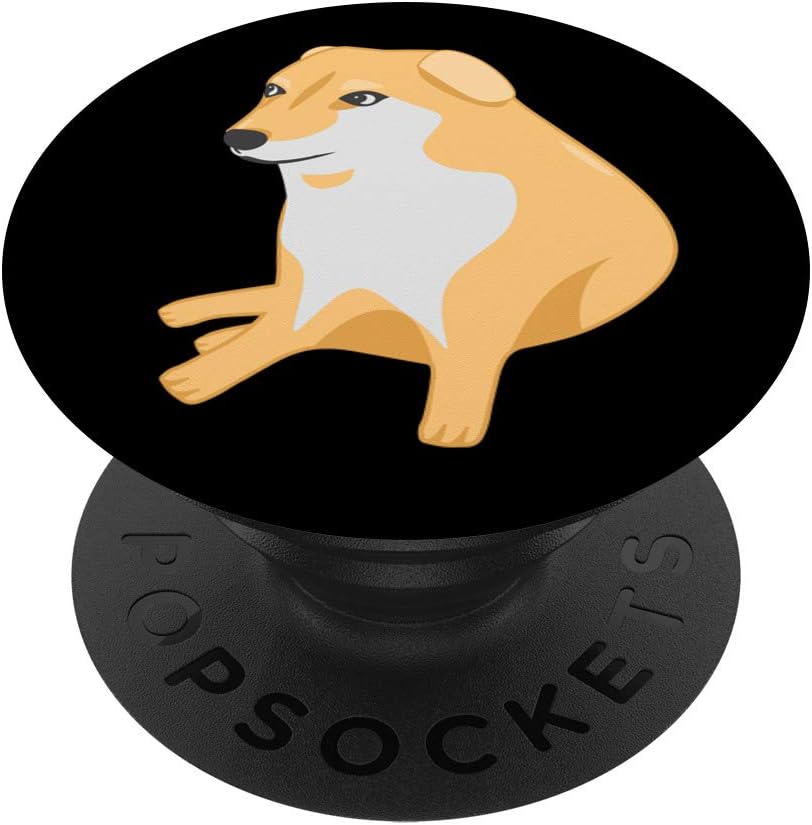 Amazon.com: Cheems Shiba Inu Ironic Dog Meme PopSockets Grip and Stand ...