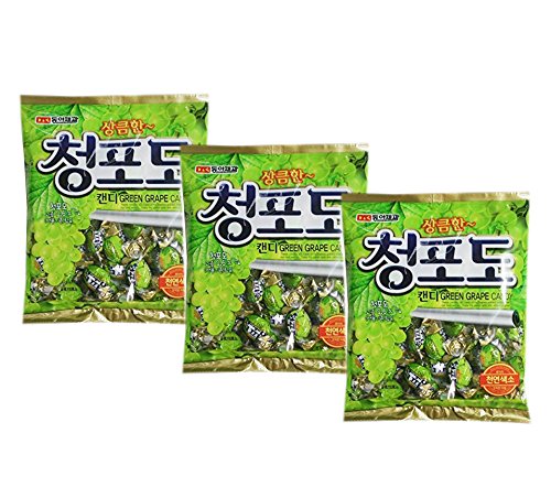 Amazon.com : Korean Green Grape Hard Candy 270g (Pack of 3) : Grocery ...