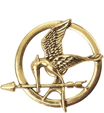 LACKINGONE Hunger Games Katniss Everdeen Cosplay Prop Mockingjay Pin ...