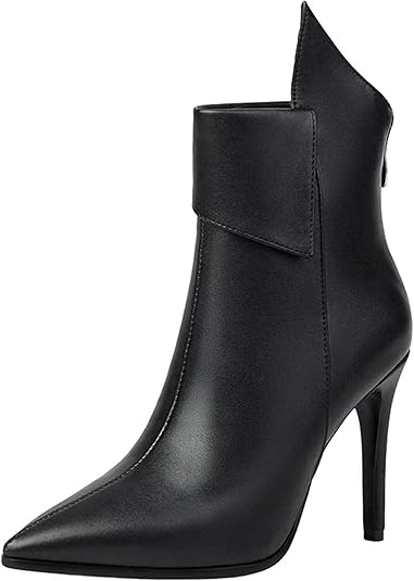 Amazon.com | Women's Sexy Fashion Ankle Boots Pointed Toe Stiletto High ...