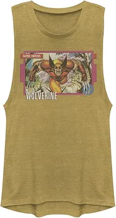 Amazon.com: Marvel Classic Wolverine Women's Muscle Tank : Clothing ...