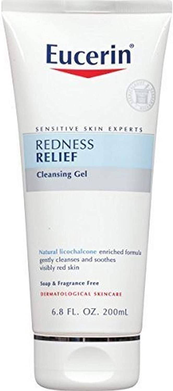 Amazon.com: Eucerin Redness Relief Soothing Cleanser/Gel, 6.8-Ounce ...