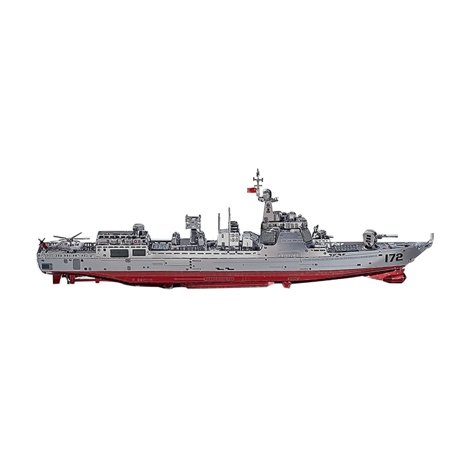 Amazon | 1:1000 Metal Ship Kits 052D Destroyer Model ミリタリーモデルキット DIY 未組立キット | プラモデル 通販